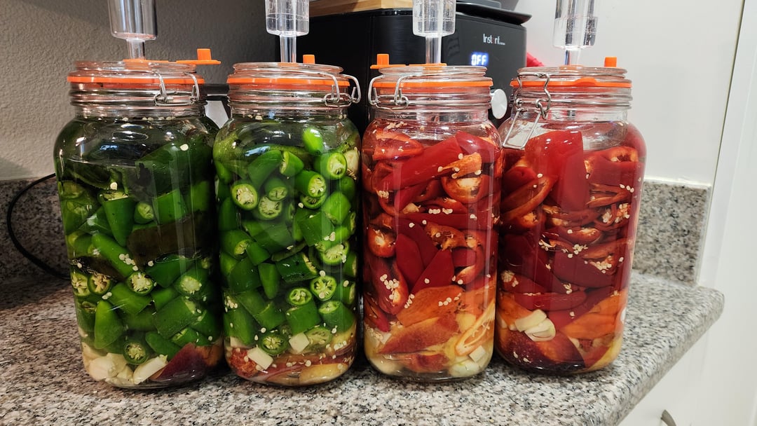 First hot sauce batches of the Spring! - Dining and Cooking