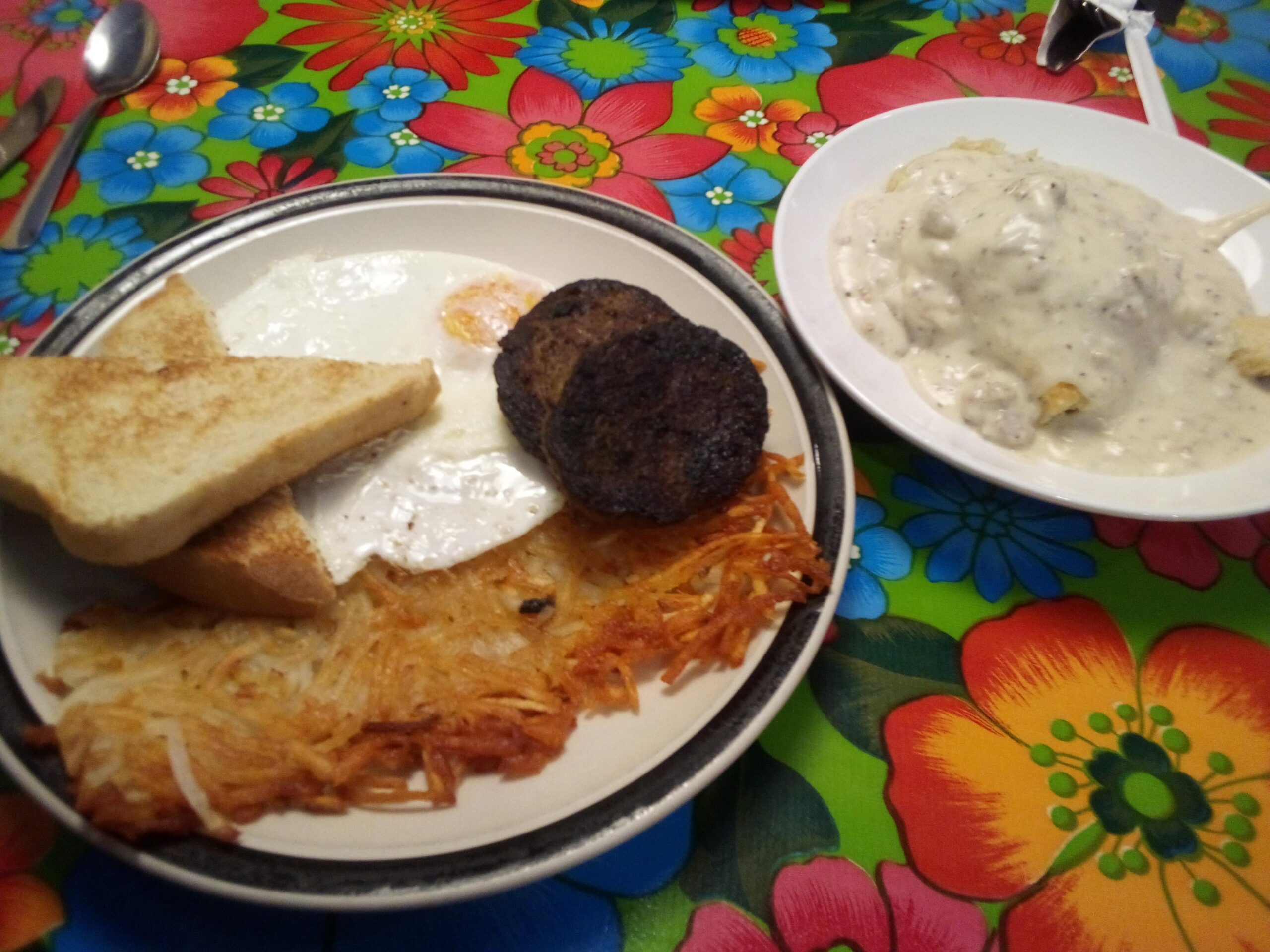 I ate...plate from the local dinner. - Dining and Cooking