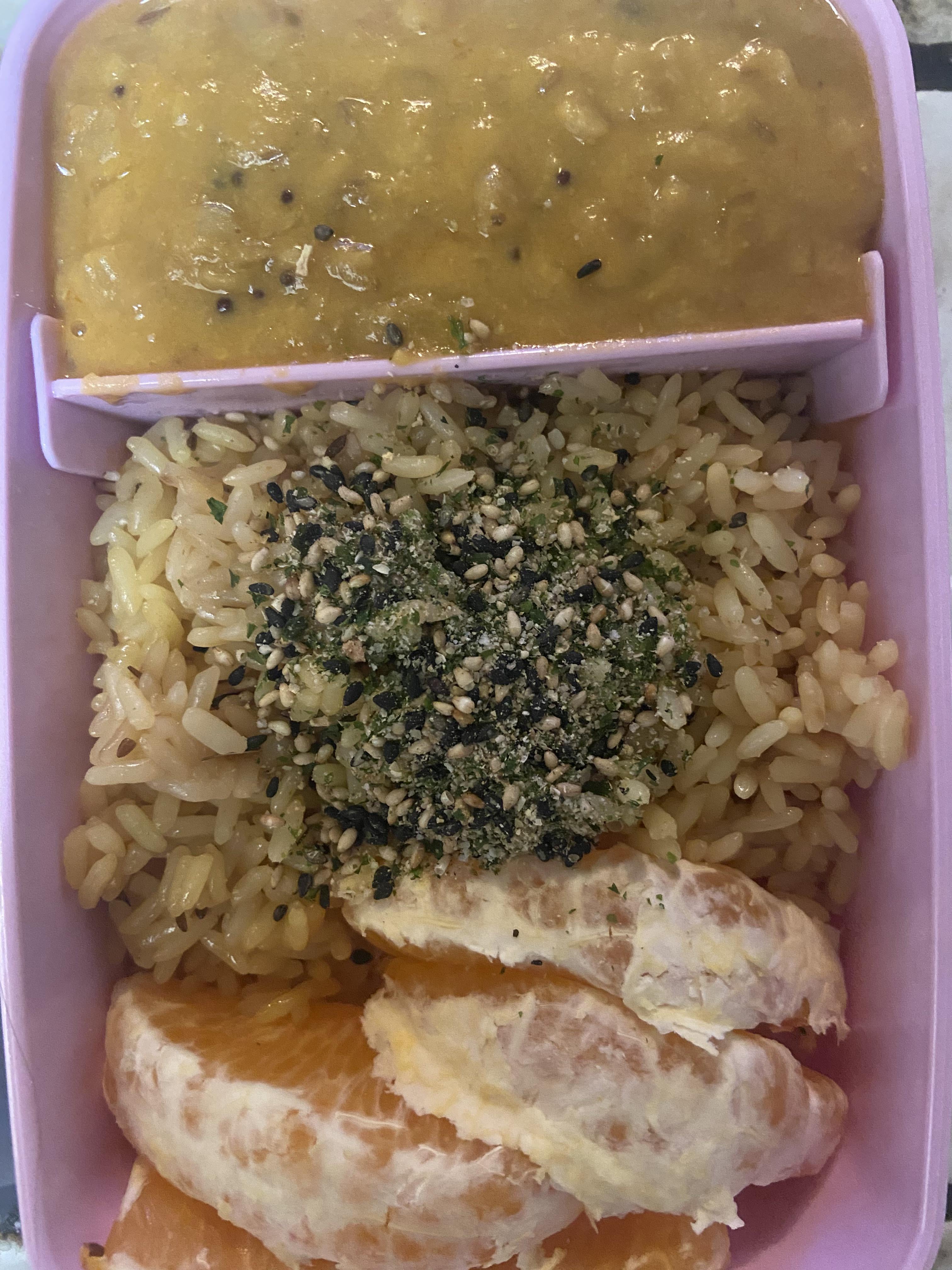 Orange bento today - Dining and Cooking