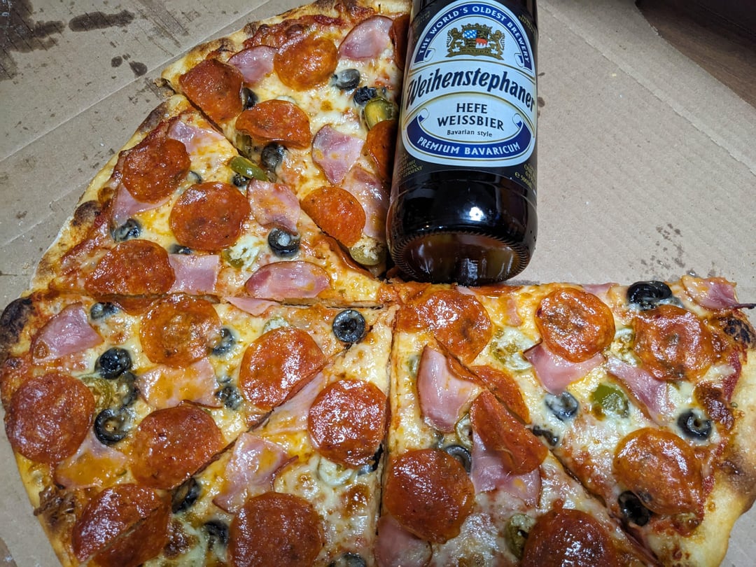 Homemade Beer Dough Pizza - Dining and Cooking