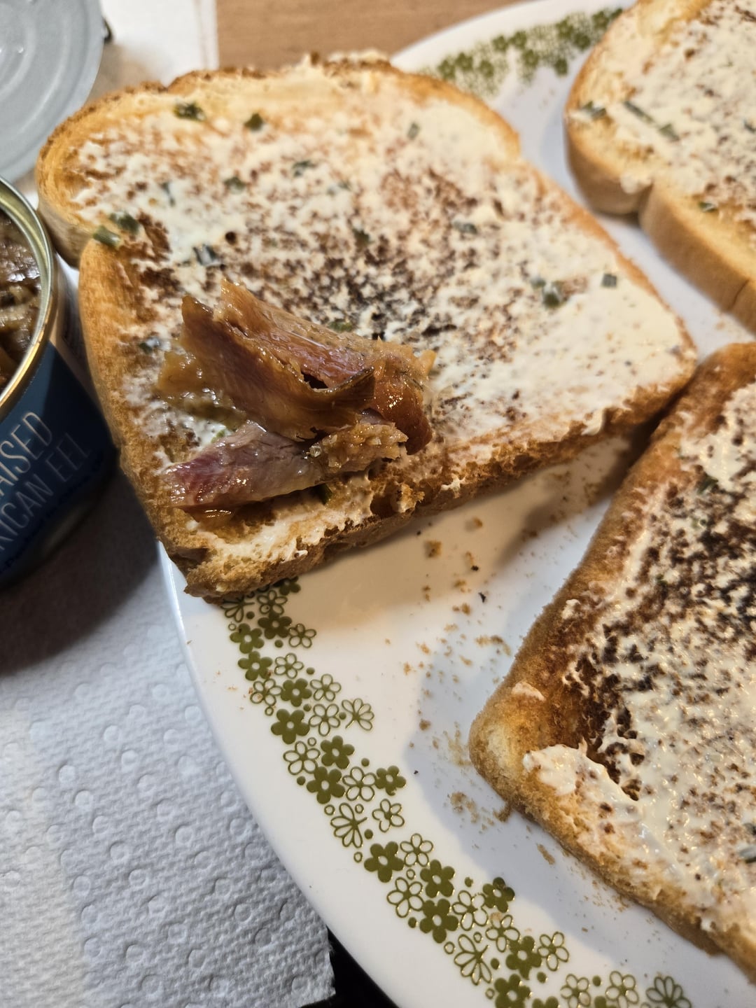 Gulf of Maine Conservas smoked American eel in olive oil - Dining and ...