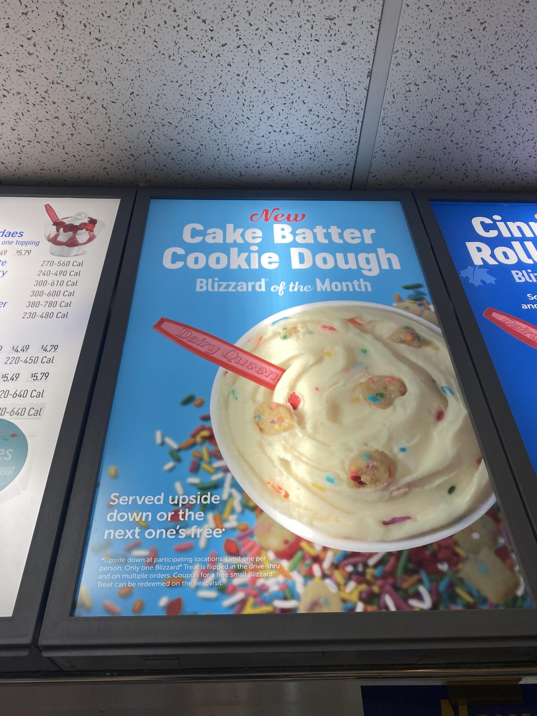 Really loved Dairy Queen’s Frosted sugar cookie and Cake batter cookie ...
