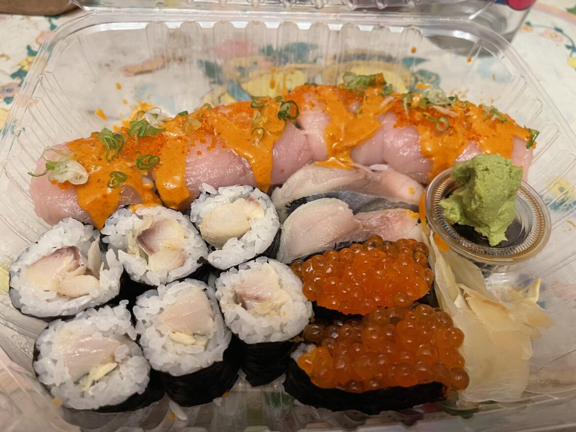 Sushi for a dark and stormy night…San Francisco Roll, Saba Maki, Saba ...