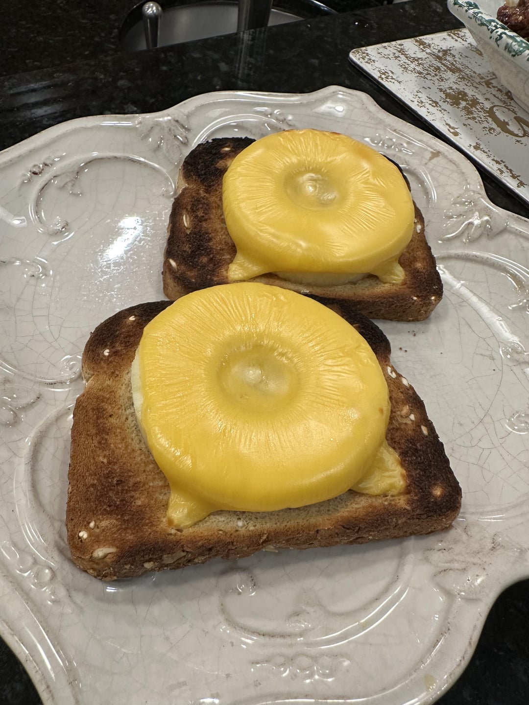 I made German Toast Hawaii, without the ham. - Dining and Cooking