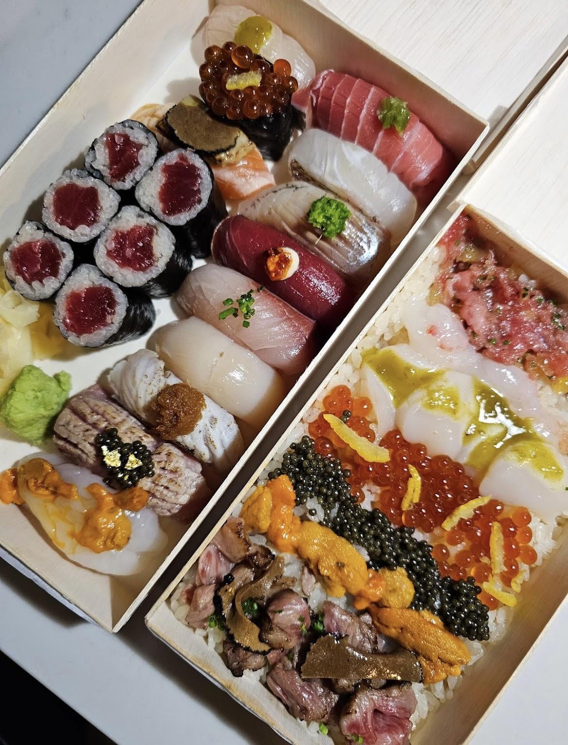 [I ate] Japanese takeout! Omakase set and “everything chirashi ...