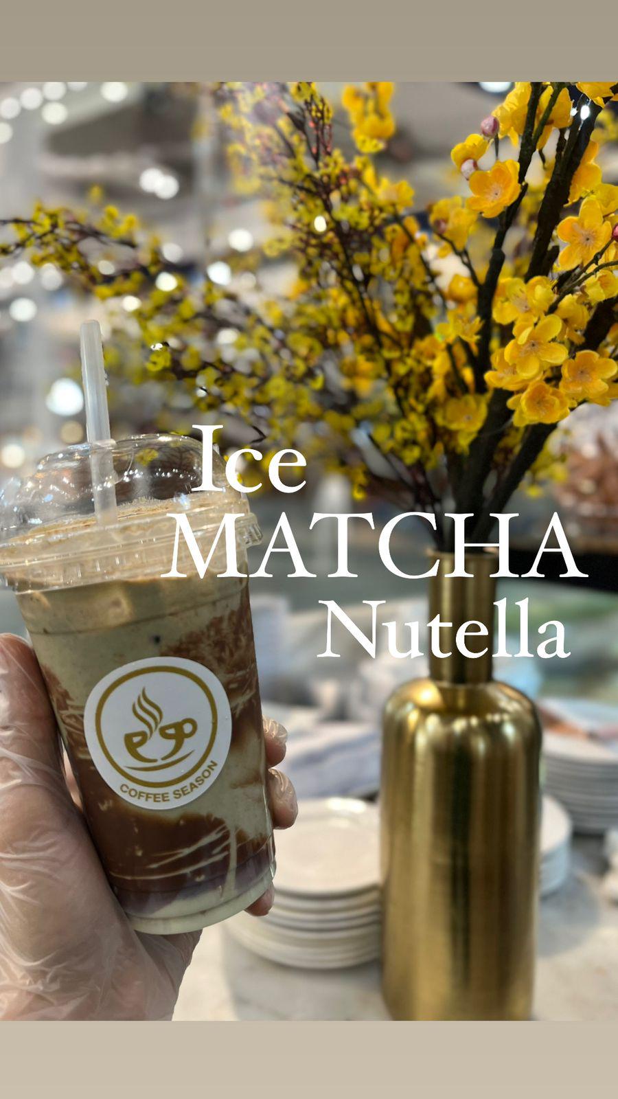 Ice Matcha Nutella - Dining and Cooking