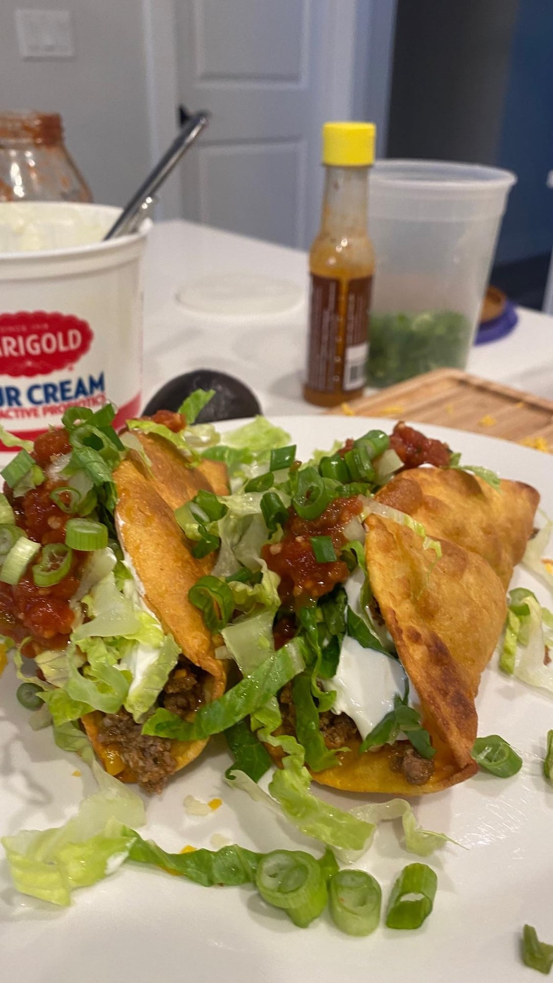 [homemade] old school crunchy beef tacos - Dining and Cooking