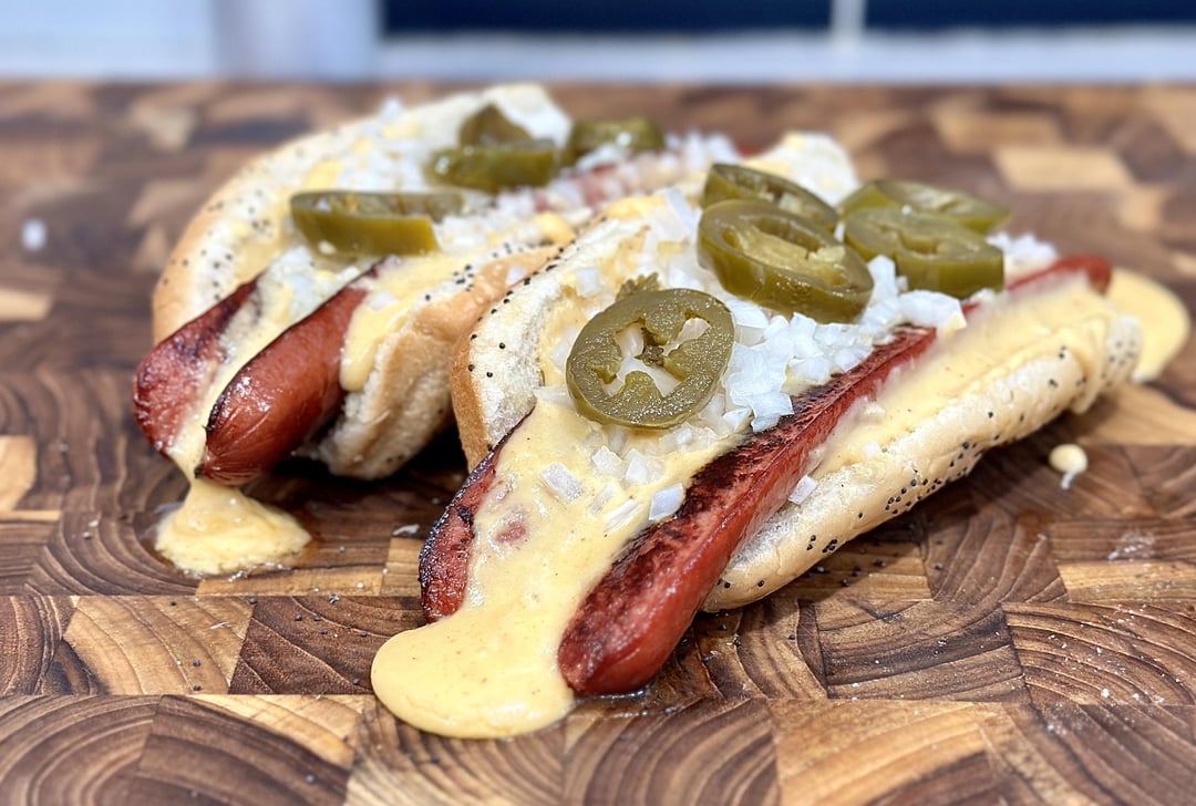 [homemade] nacho dogs - Dining and Cooking