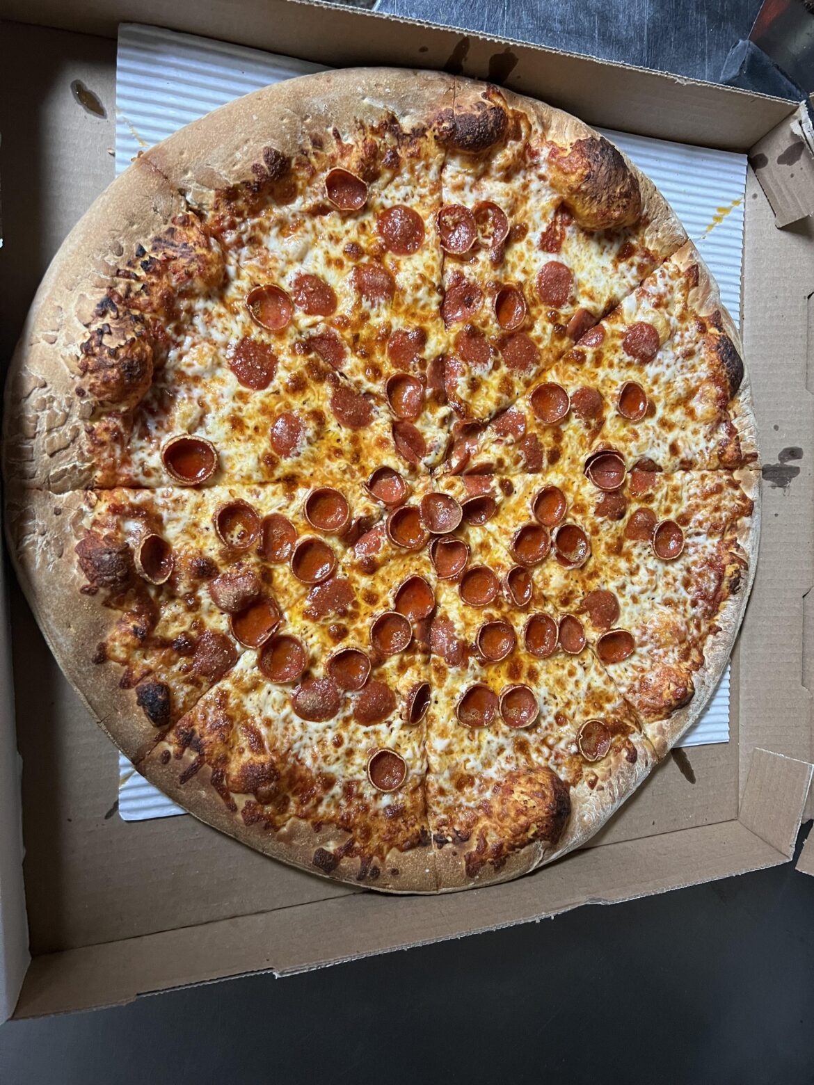 Pepperoni Pie I made today. - Dining and Cooking