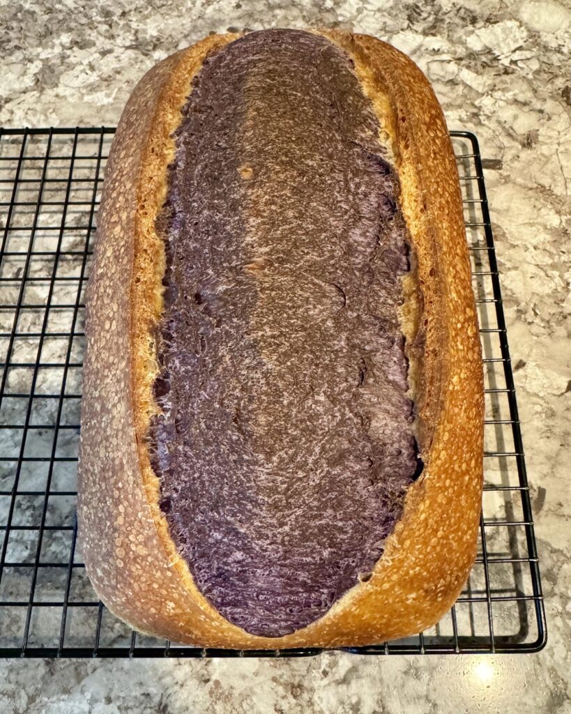 Purple Sweet Potato Swirl Sandwich Bread - Dining and Cooking