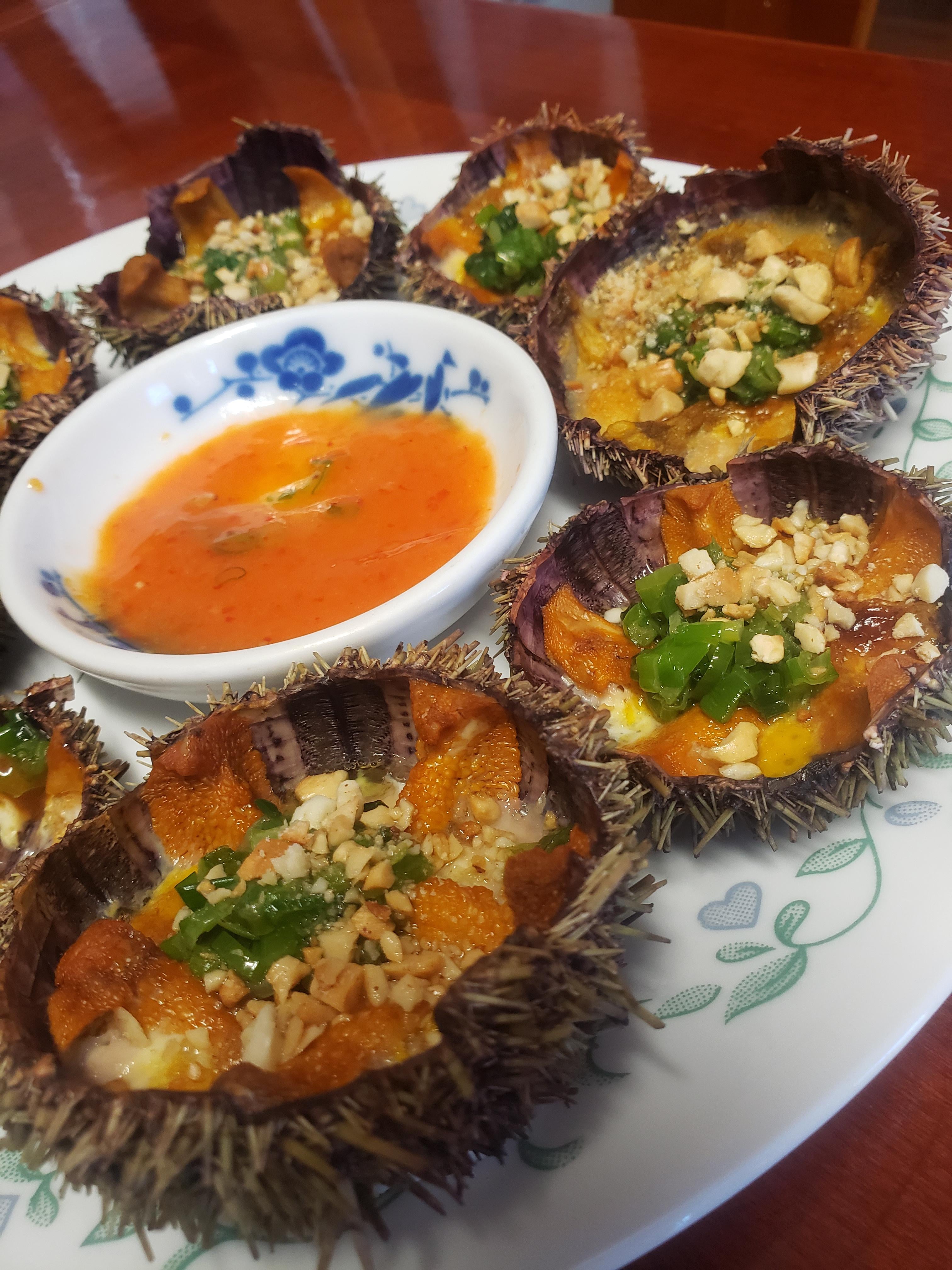 I'm sure many have tried raw urchin (uni), but you should give them a ...