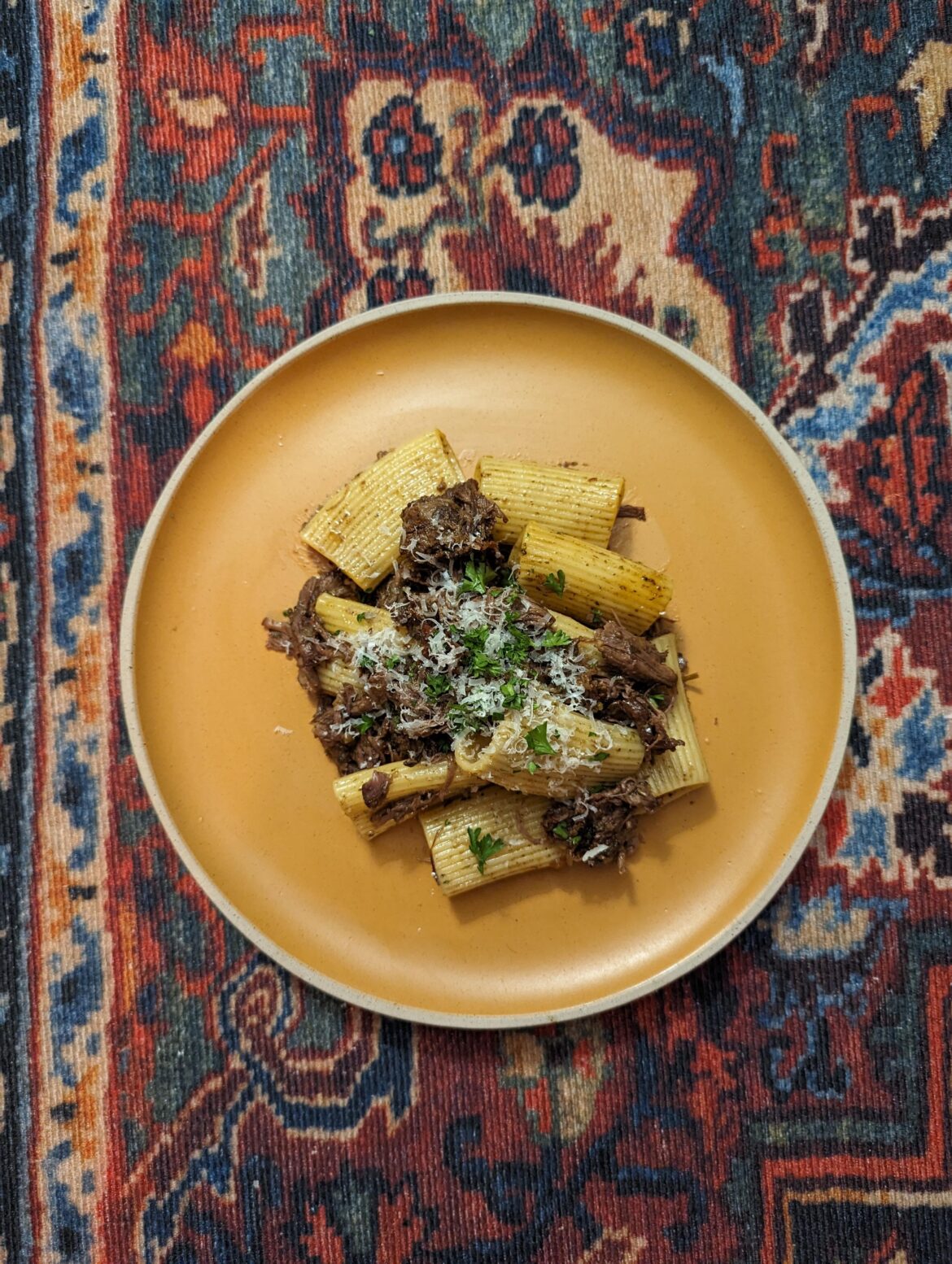 Rigatoni and short rib - Dining and Cooking
