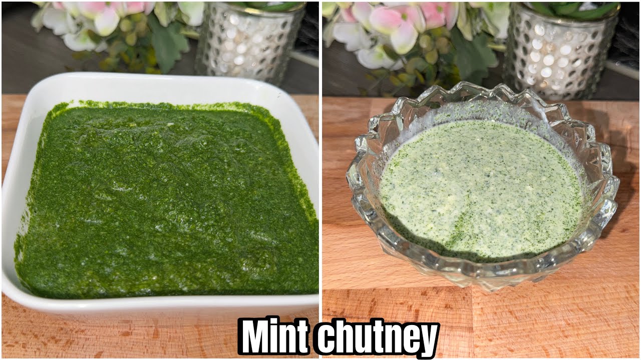 Mint and yogurt dip|| mint chutney/ chakni|| د نعنا چکنی - Dining and ...
