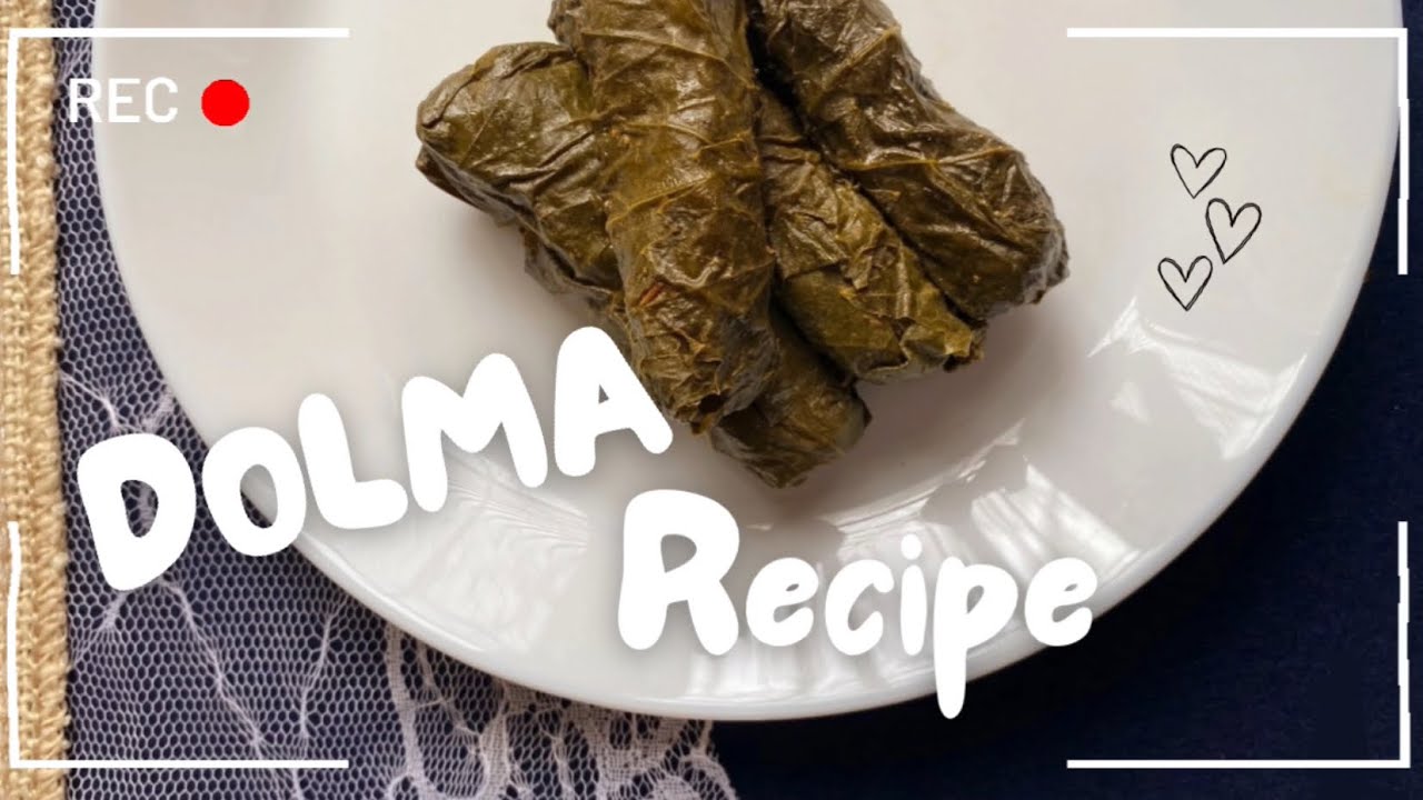 MAKE DOLMAS WITH ME | STUFFED GRAPE LEAVES RECIPE - Dining and Cooking