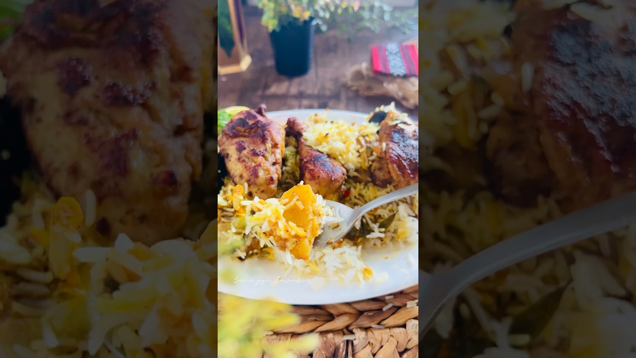 Chicken Madfoon recipe | Arabic chicken & rice #recipe #arabic # ...