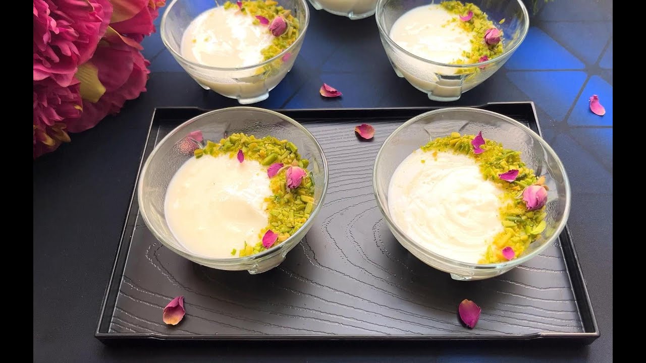 A Simple Middle Eastern Milk Pudding Muhalabia |Arabian Mahalabia ...