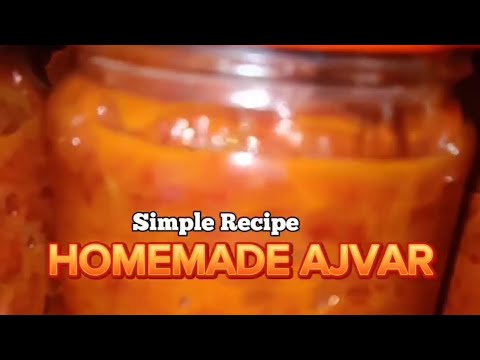 How to make AJVAR/ ajvar recipe/roasted pepper sauce - Dining and Cooking