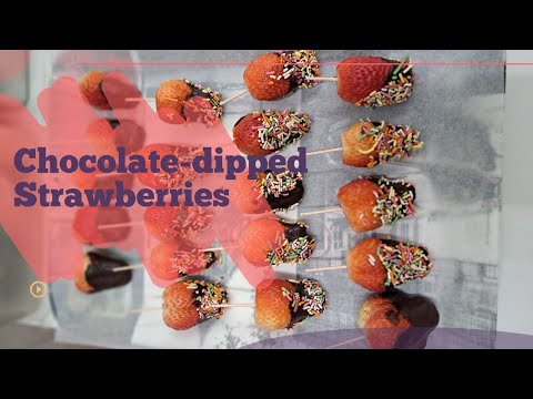 How to Make Chocolate Dipped Strawberries #diy #chocolate #strawberry # ...