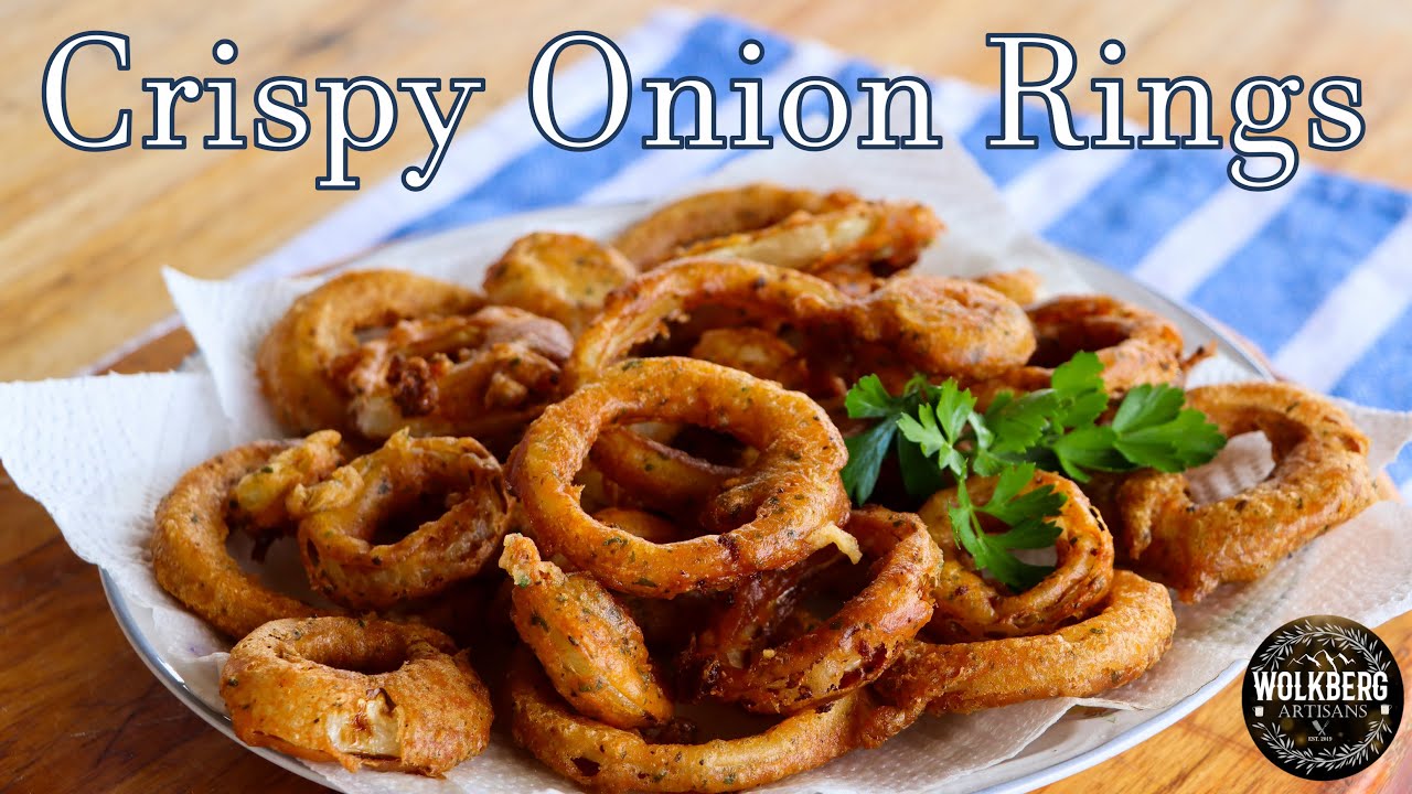 How to make Crispy Onion rings | Extra crispy fried onion rings recipe ...