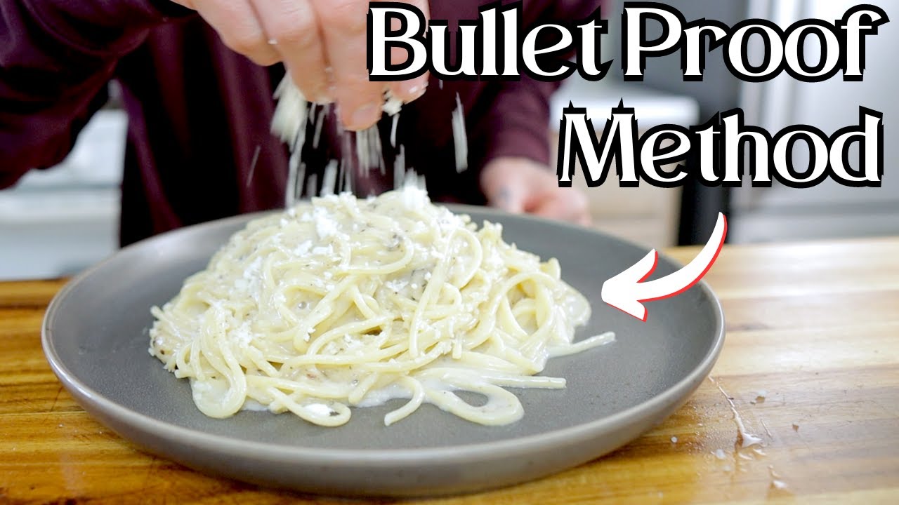Make PERFECT Cacio E Pepe Using THIS Method | Traditional Recipe ...
