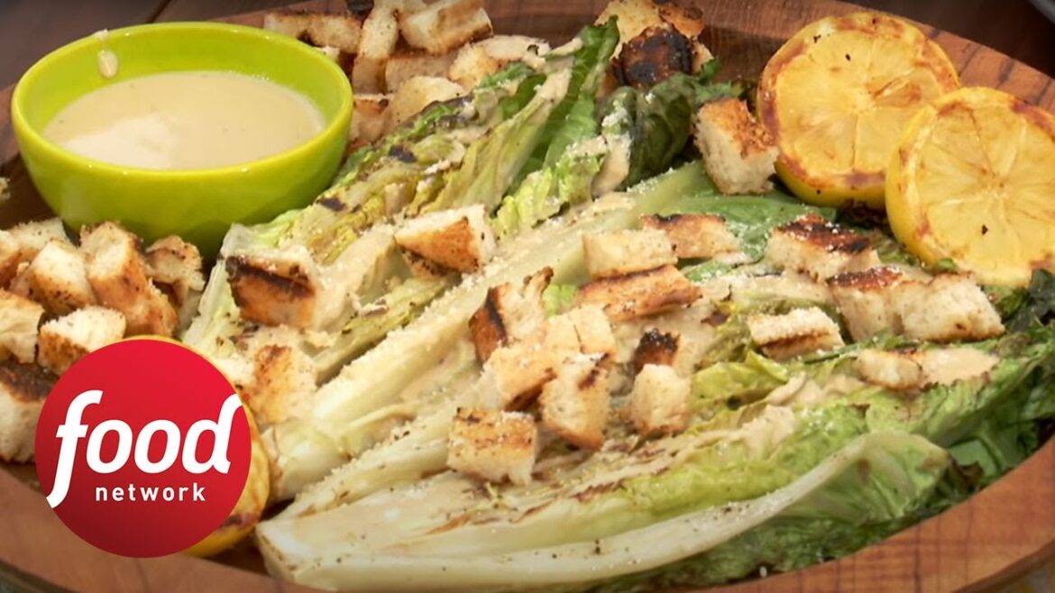 How to Make Marcela's Grilled Caesar Salad | The Kitchen | Food Network ...