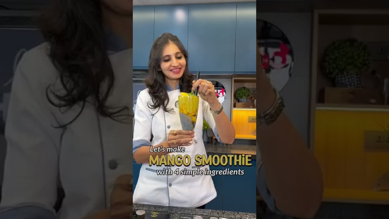 Quick & Healthy Mango Smoothie | Mango Shake Recipe | Thick & Tasty ...