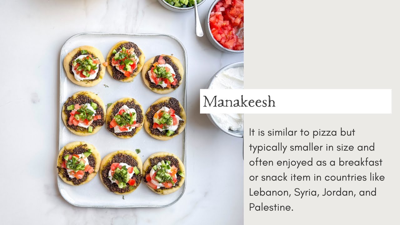 Manakeesh: A Bite-Sized Twist on a Levantine Classic | Cooking with ...
