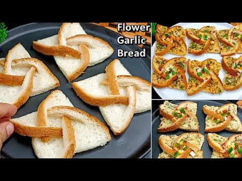 How to make flower garlic bread recipe - Dining and Cooking