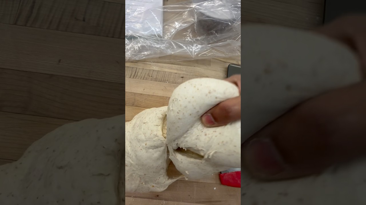 Sourdough batard bread shaping & scoring #sourdough #bread #scoring # ...