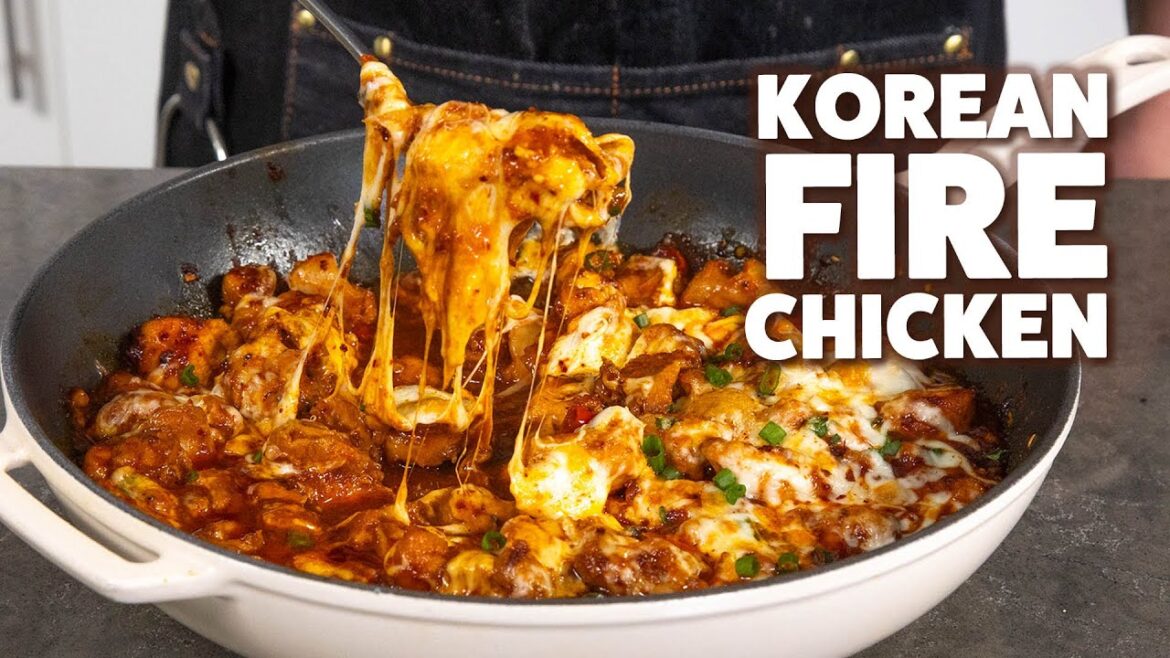 Korean Fire Chicken - BULDAK! - Dining and Cooking