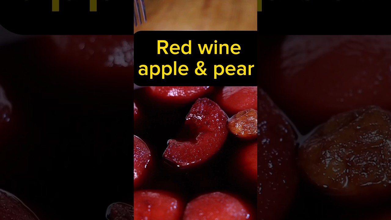 Red wine apple and pear #chaewonfoods - Dining and Cooking