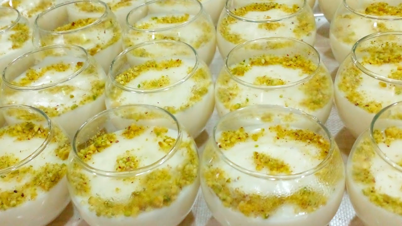 DELICIOUS MUHALLABIA | SIMPLE MILK PUDDING | MIDDLE EASTERN MILK ...