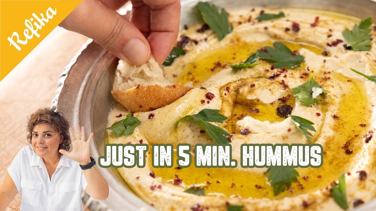 The Best Hummus Recipe in Just 5 Minutes | Smooth Texture | Easier Than ...
