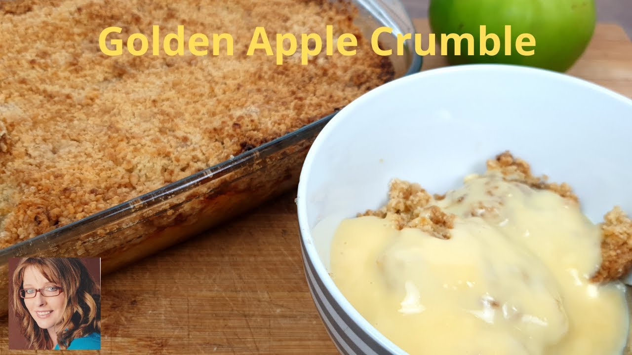 Apple crumble recipe quick & easy|golden crumble - Dining and Cooking