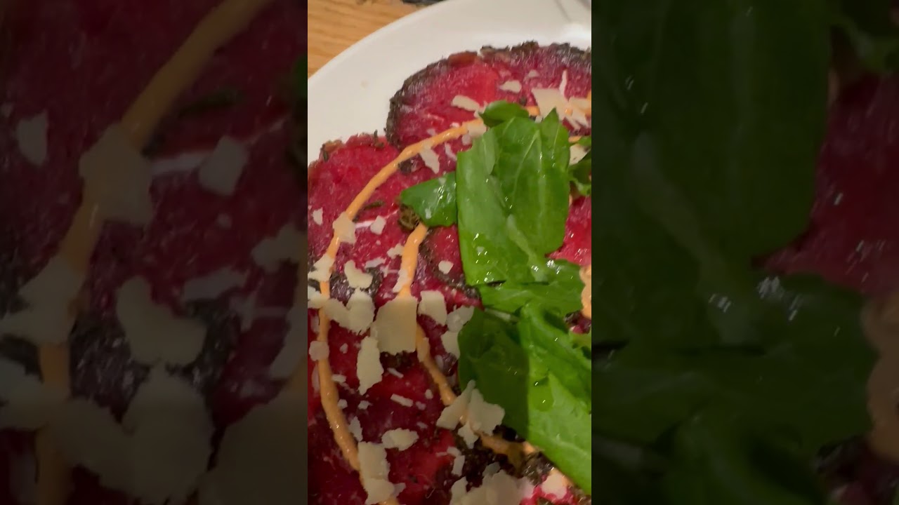 Beef Carpaccio for our/ appetizer /ItsliannRstaurant /Gabby & Gabby ...