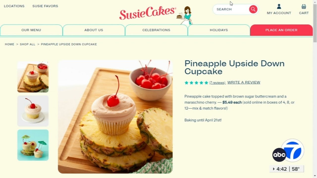 Bite into a Pineapple Upside Down Cupcake from SusieCakes - Dining and ...