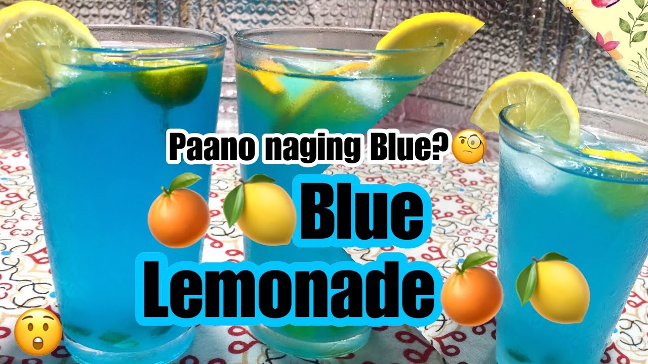 How to Make Blue Lemonade| How to Make Lemonade Blue| Refreshing ...