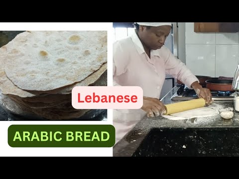 How to make Lebanese Arabic Bread#pitabread - Dining and Cooking