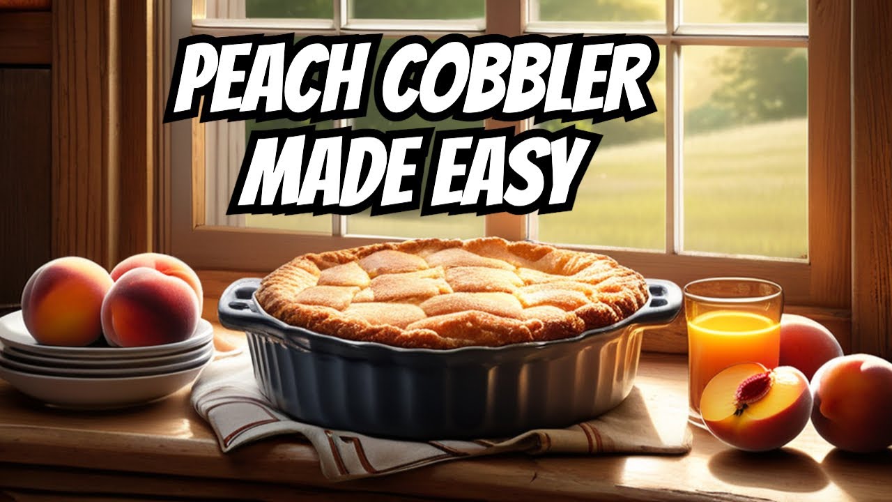 How to Make Amish Friendship Bread Peach Cobbler - Dining and Cooking