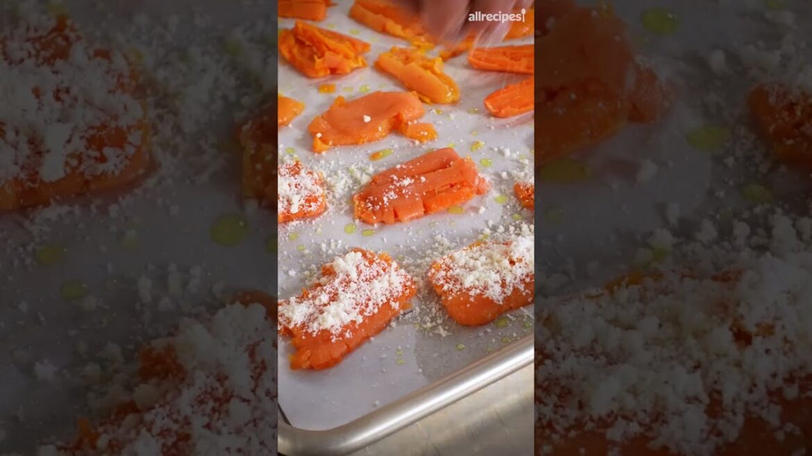 Crispy Parmesan Ranch Smashed Carrots - Dining and Cooking