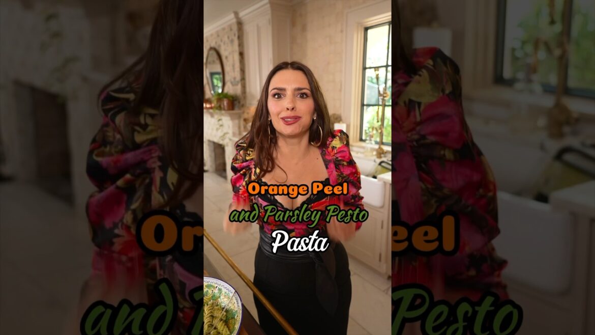 Orange Peel and Parsley Pesto Pasta - Dining and Cooking