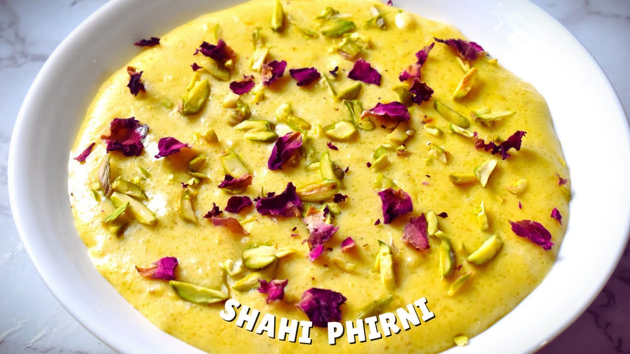 Shahi Phirni Recipe - How to Make Creamy Indian Rice Pudding - Dining ...