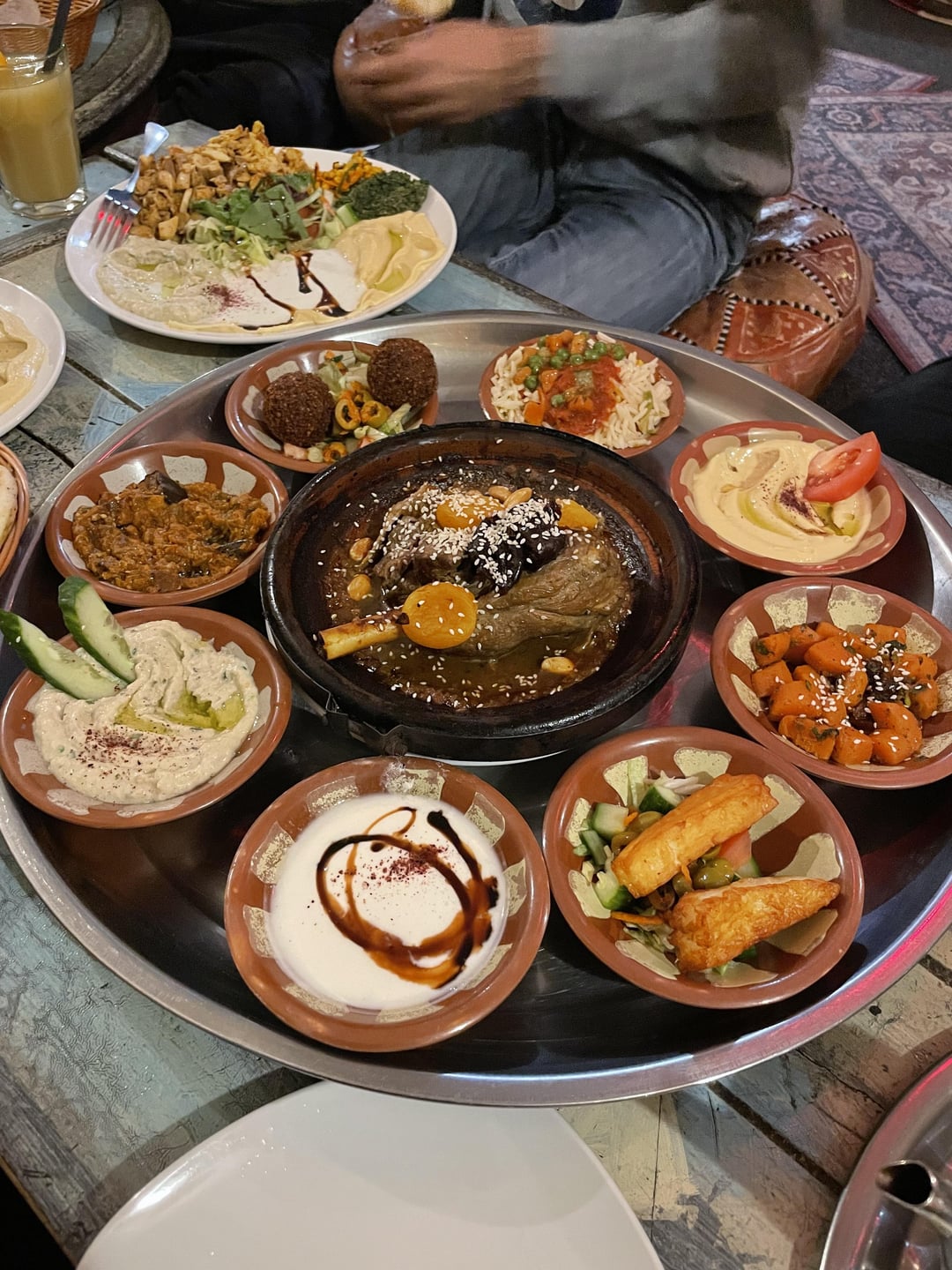 Moroccan Mezze Platter with Tajine - Dining and Cooking