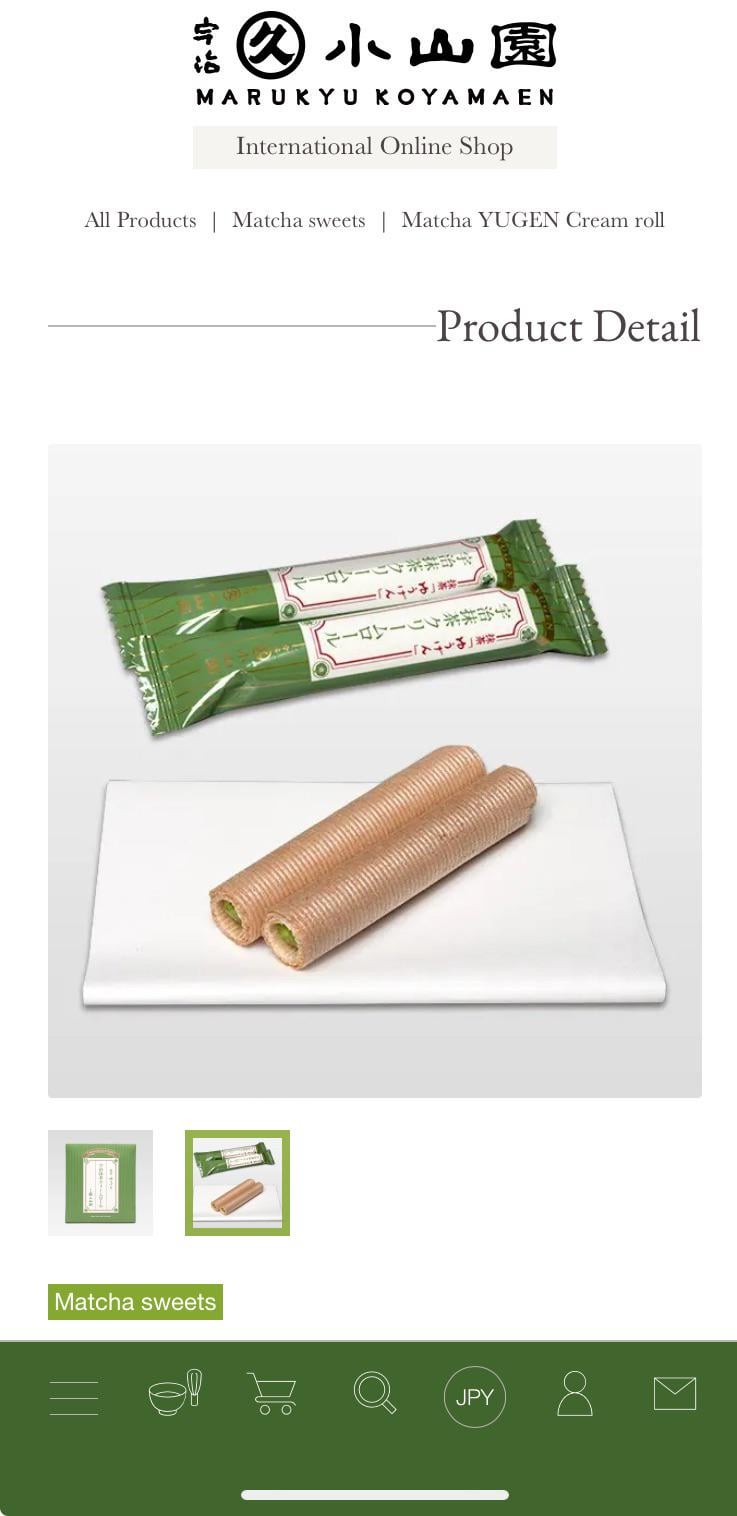 Marukyu Koyamaen matcha roll - Dining and Cooking