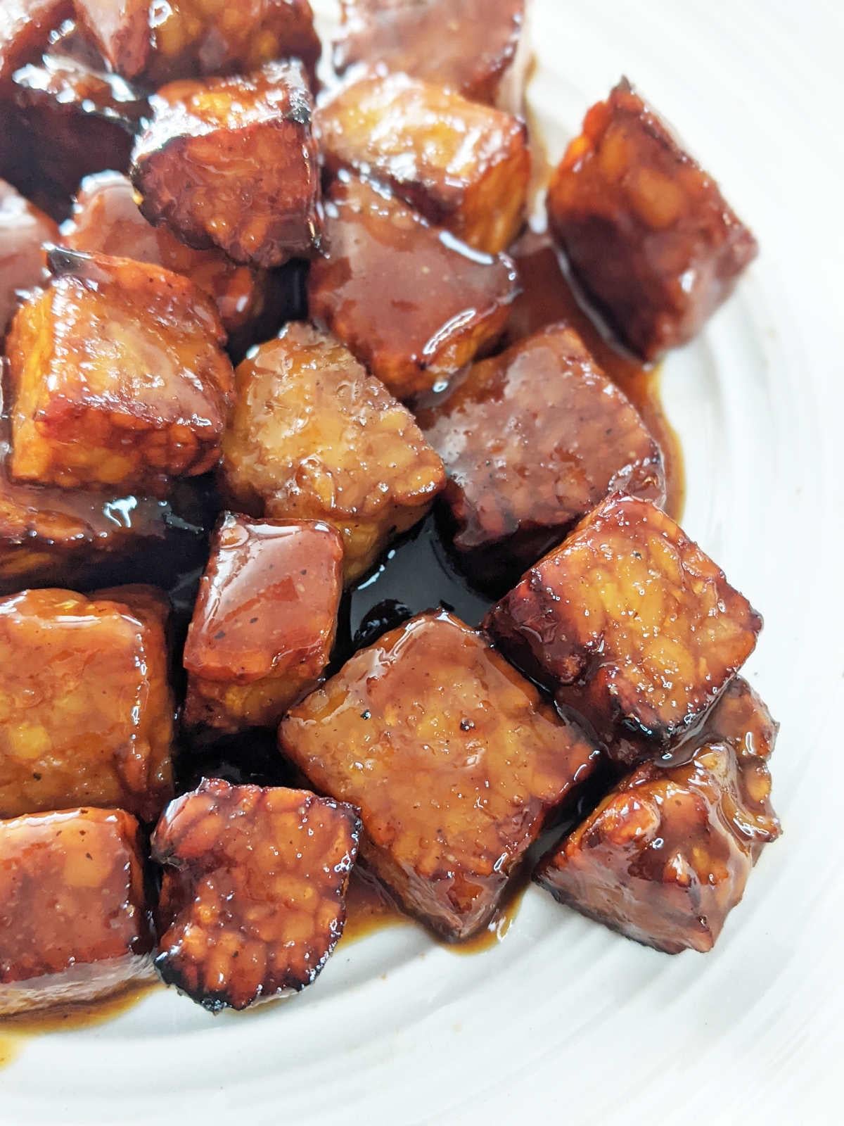 Sticky Tempeh - Dining and Cooking