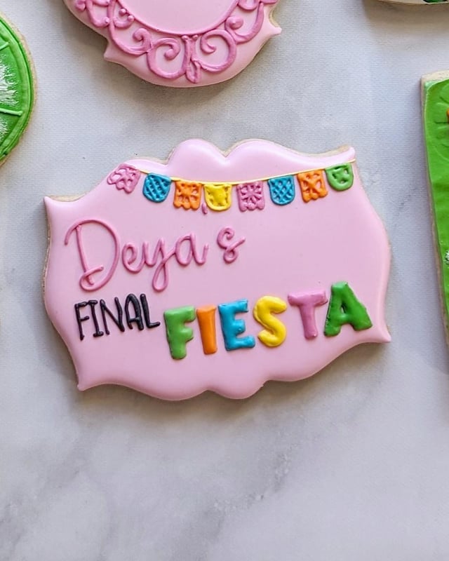 "Last Fiesta" Bachelorette Cookies 🌵 - Dining and Cooking
