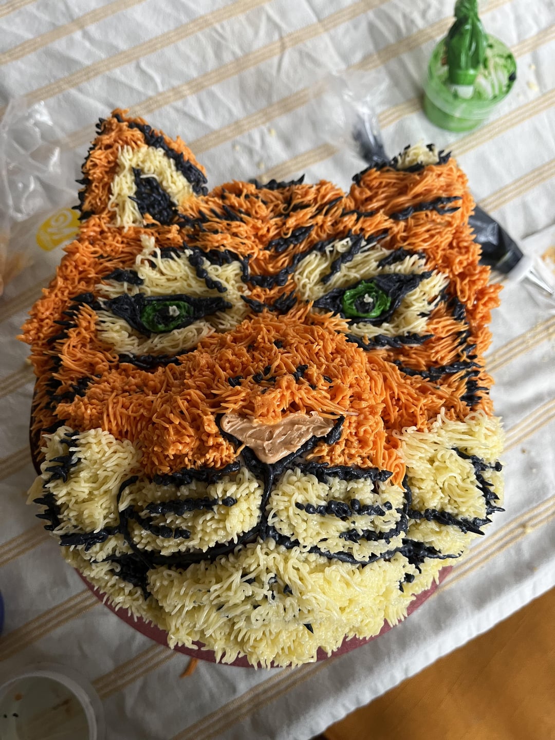 “Realistic” Tiger cake for my 9 yr old’s birthday - Dining and Cooking