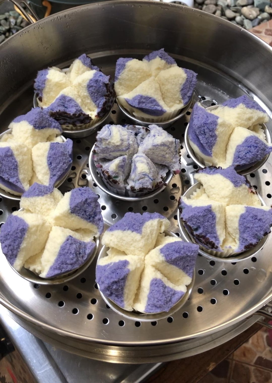 Blossom steamed cake - Dining and Cooking