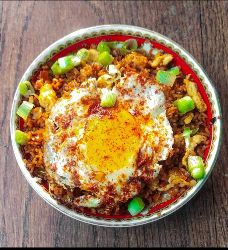 Really Spicy Egg Fried Rice I Made - Dining and Cooking
