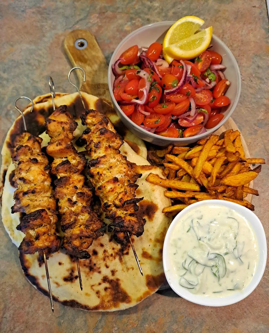 [Homemade] Chicken Gyros - Dining and Cooking